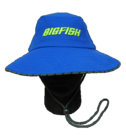 Bigfish Wide Brim Hat - Blue